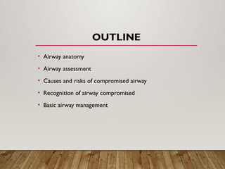 AIRWAY MANAGEMENT FOR PARAMEDICS AND MEDICAL OFFICER | PPTX