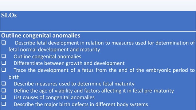 Human Birth Defects and Common congenital anomalies | PDF | Pregnancy ...