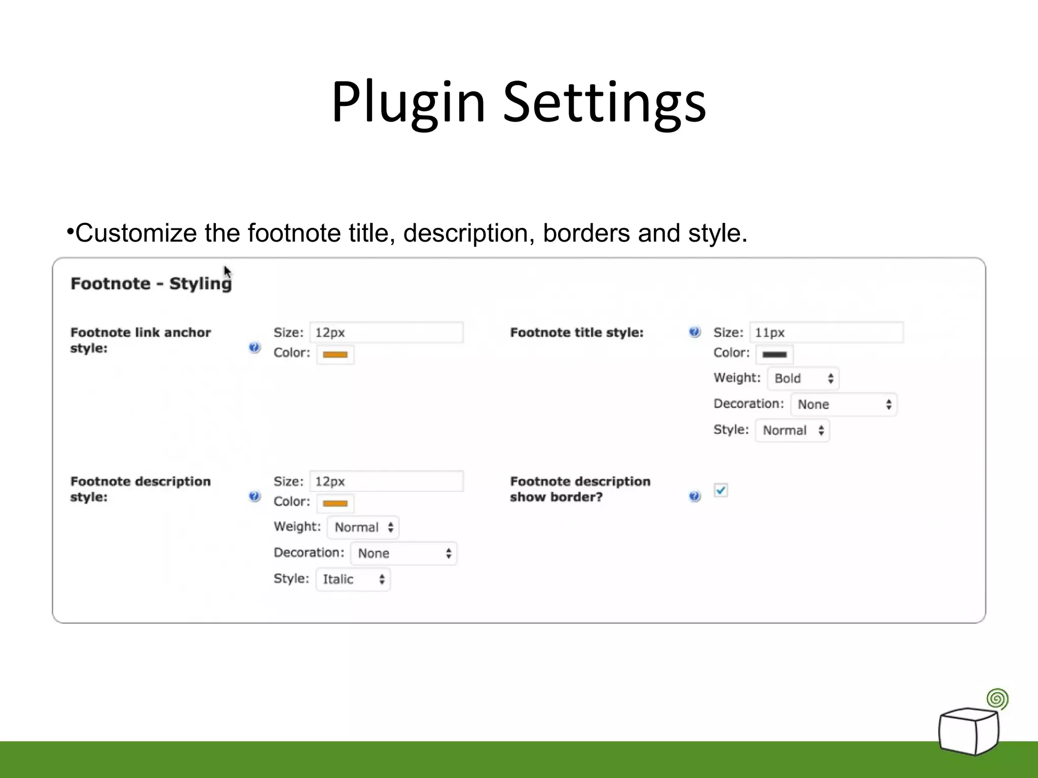 CM Footnotes | PPT