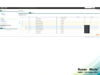 Nuxeo World Session: Case Management Framework | PPT