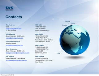 Convergent Media Group | PDF