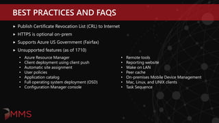 SCCM Cloud Management Gateway | PPTX