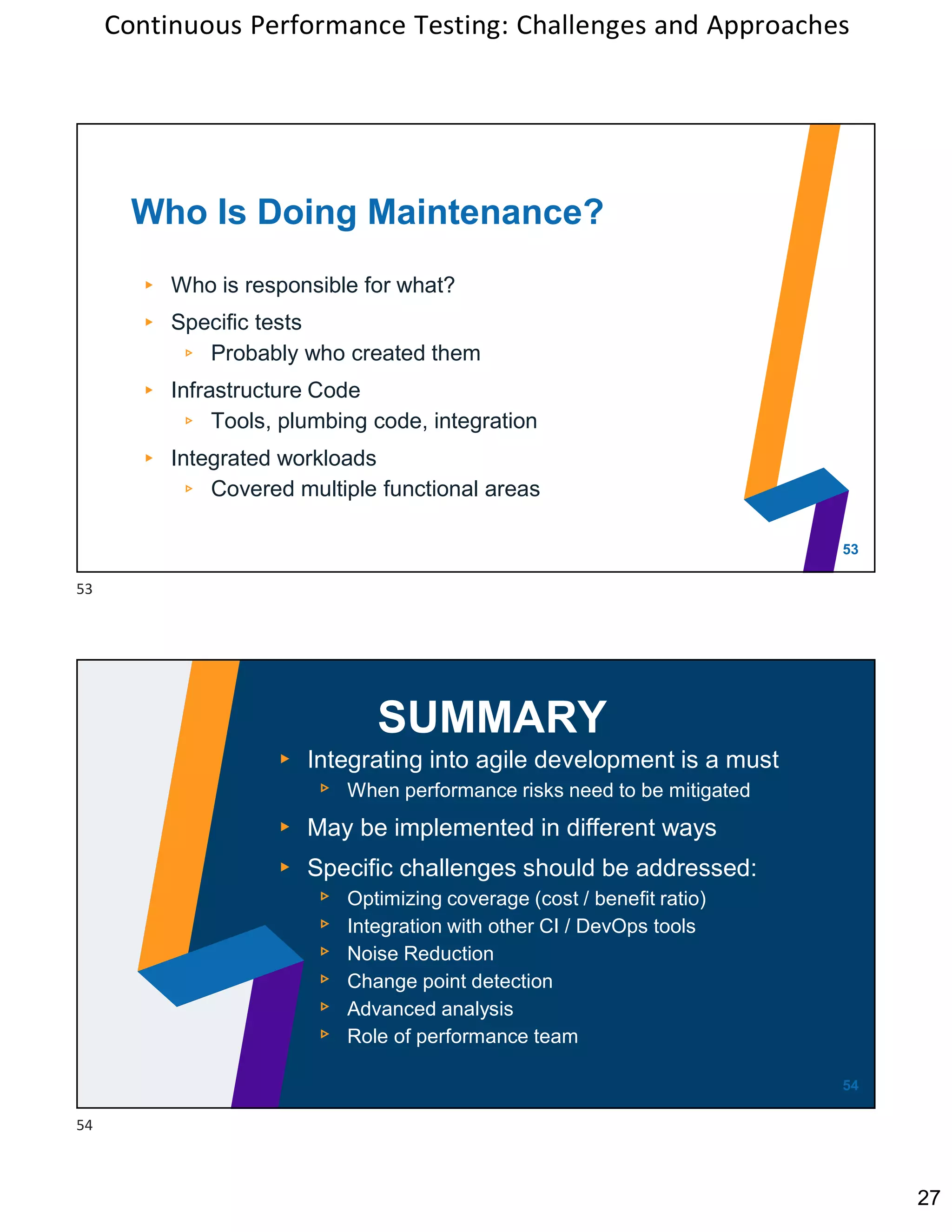 Continuous Performance Testing Challenges And Approaches Pdf