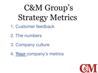 What is C&M Group? | PPTX | Management Consulting Industry | Industries