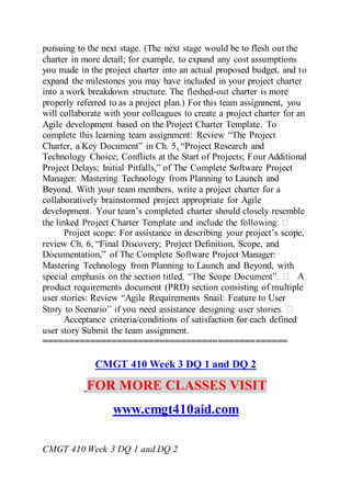 CMGT 410 AID Introduction Education--cmgt410aid.com