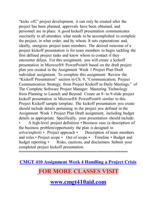 CMGT 410 AID Introduction Education--cmgt410aid.com