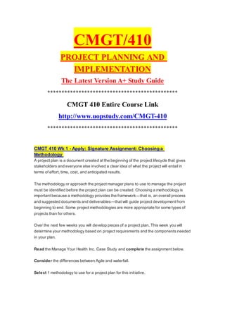 Cmgt 410 cmgt410 cmgt 410 education for service uopstudy.com