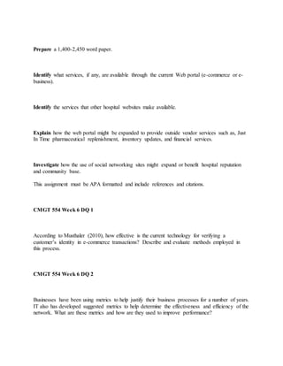 Cmgt 554 entire course ( week 1 6 ) complete course | DOCX