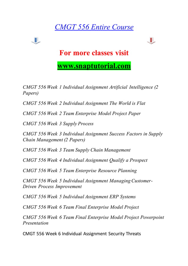 Cmgt 556 Exceptional Education - snaptutorial.com