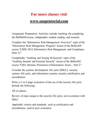 Cmgt 582 Education Specialist -snaptutorial.com