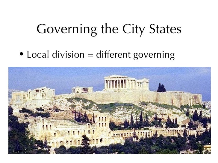 Formation Of City-State