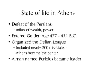 Pericles And Rise Of Democracy | PPT