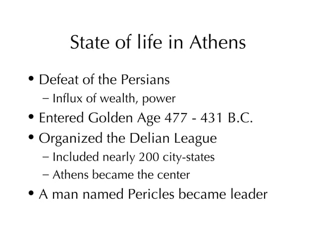 Pericles And Rise Of Democracy | PPT