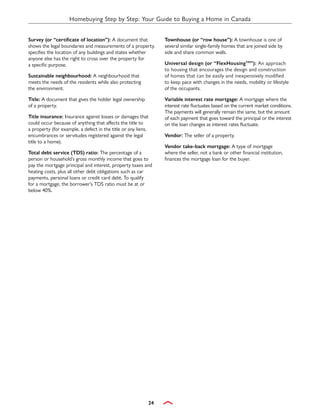 CMHC Home Buyers Guide | PDF