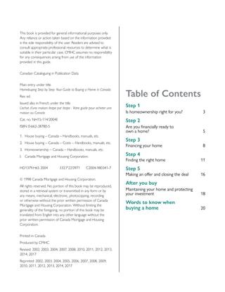 CMHC Home Buyers Guide | PDF