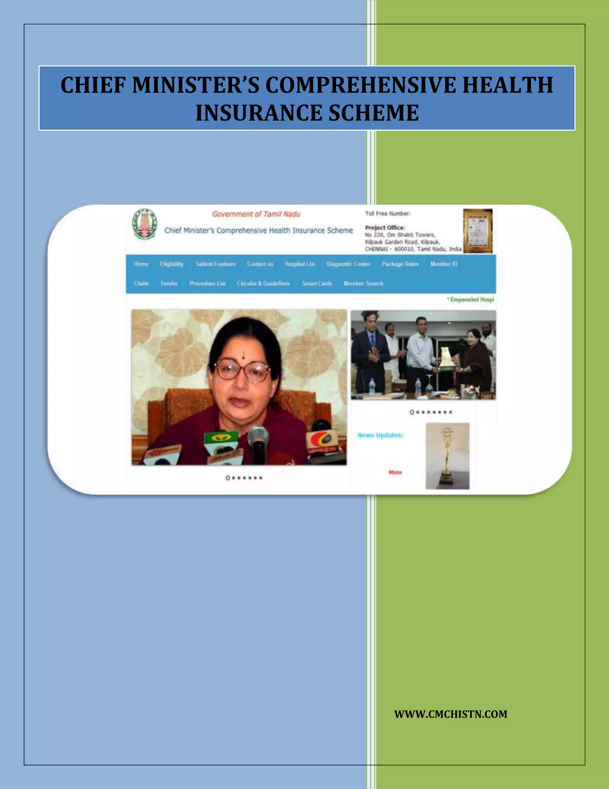 Cm health insurance scheme | DOCX