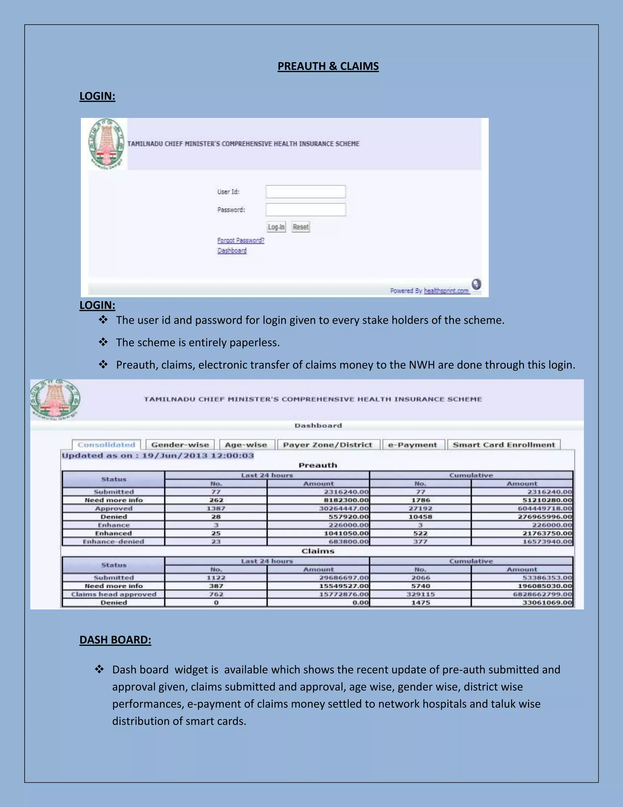 Cm health insurance scheme | DOCX