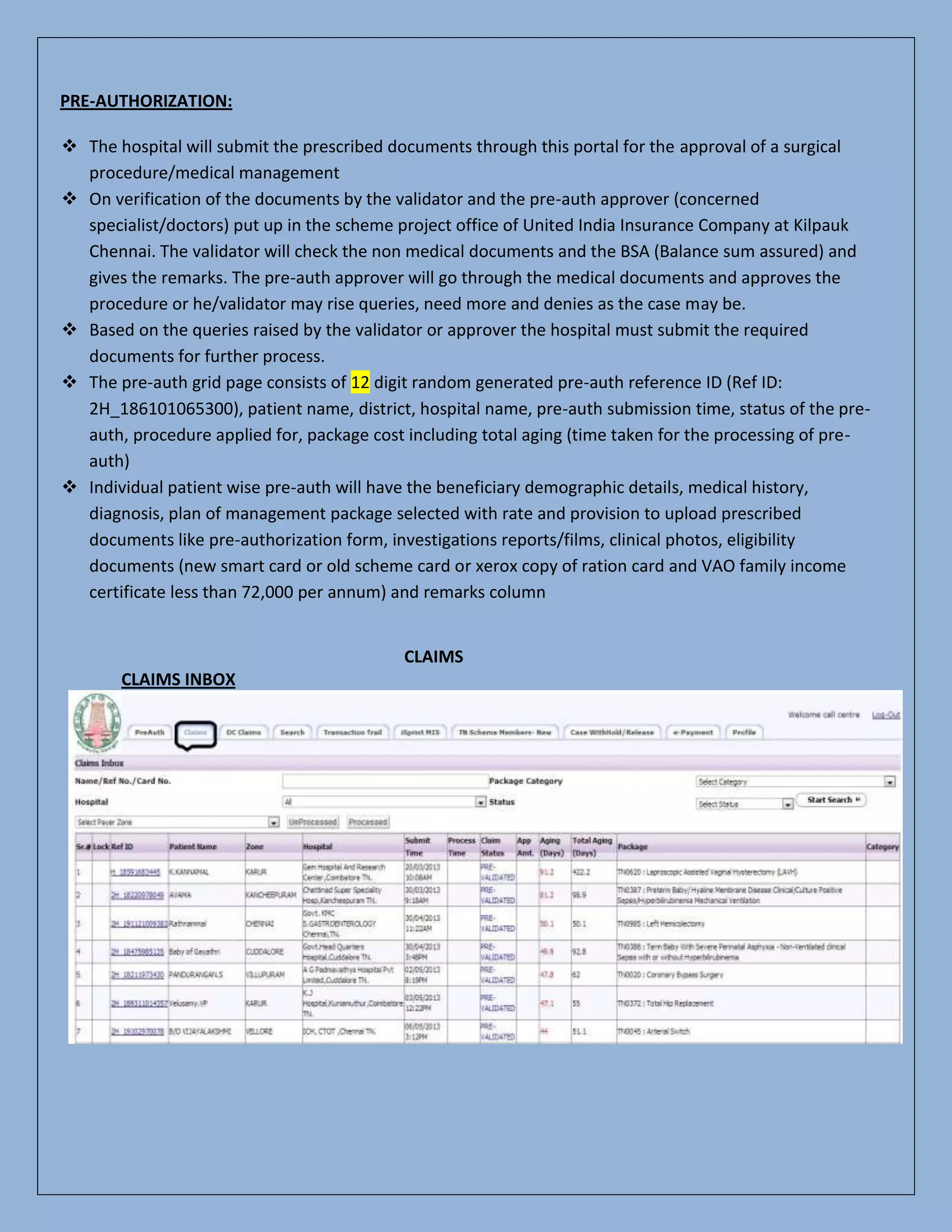Cm health insurance scheme | DOCX