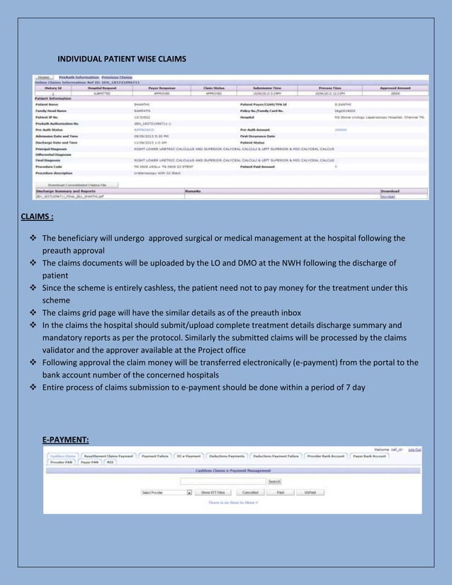 Cm health insurance scheme | DOCX