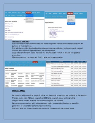 Cm health insurance scheme | DOCX