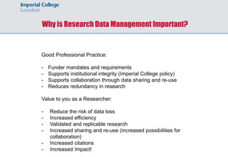 Research Data Management - A DIY Guide: What? Why? How? | PPTX