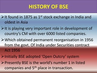 Basics of Capital Market | PPTX
