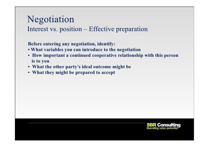 CMI Effective Negotiation in Business by Fredrik Sandvall