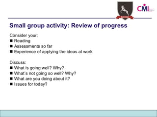 CMI Level 5 Slides | PPTX