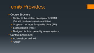 xAPI Download - Intro to cmi5 | PPTX | Web Development | Internet