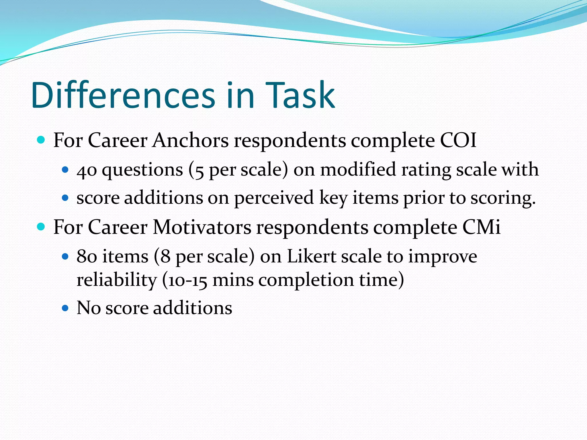 CMi And Schein’s Career Anchors | PPTX