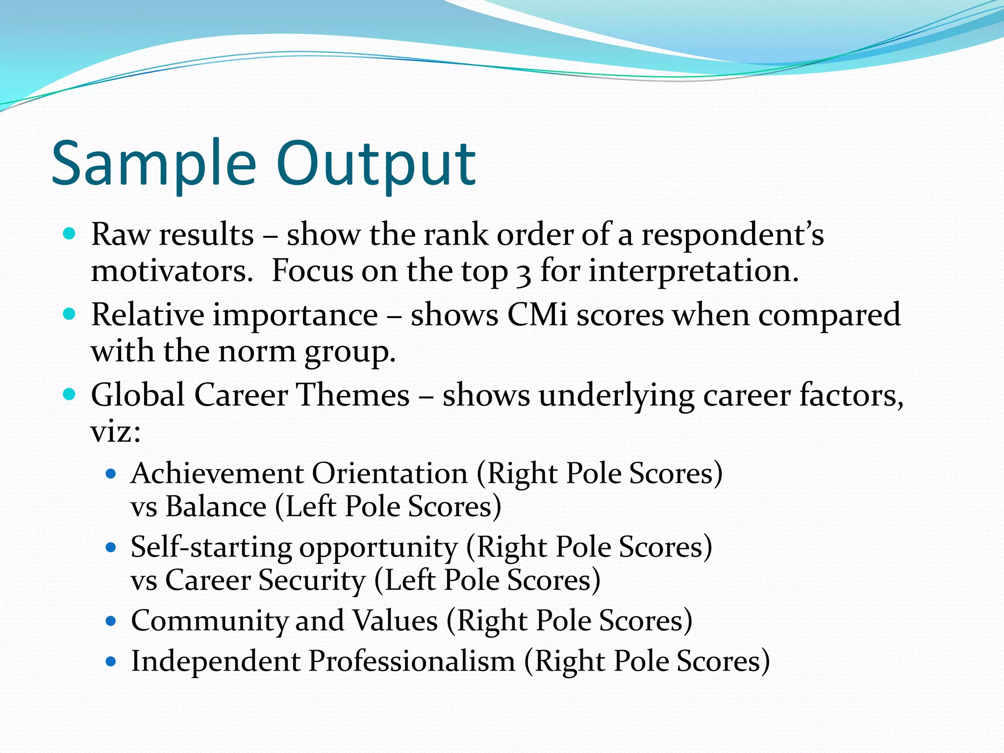 CMi And Schein’s Career Anchors | PPTX