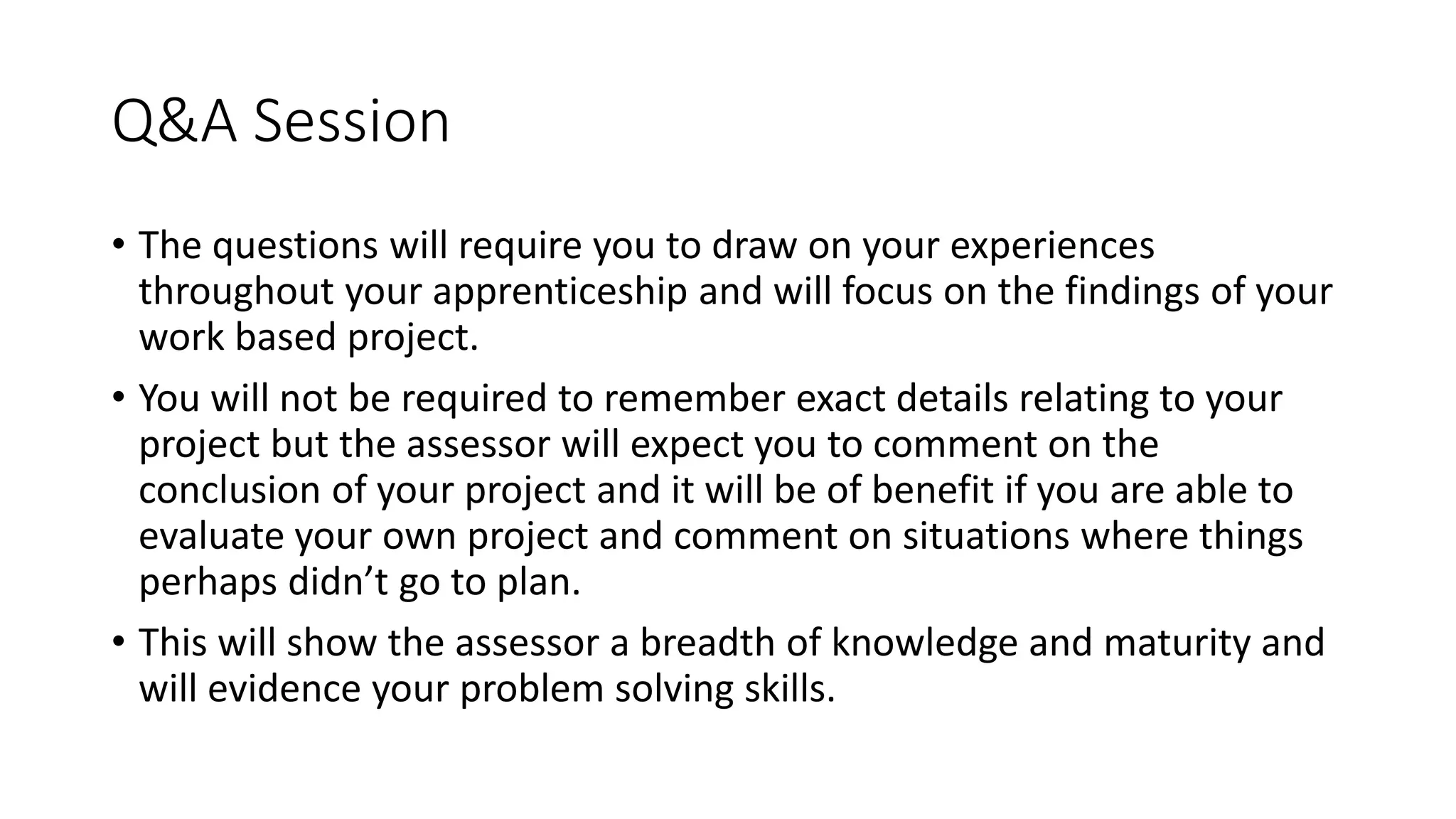CMI End Point Assessment Presentation | PPTX