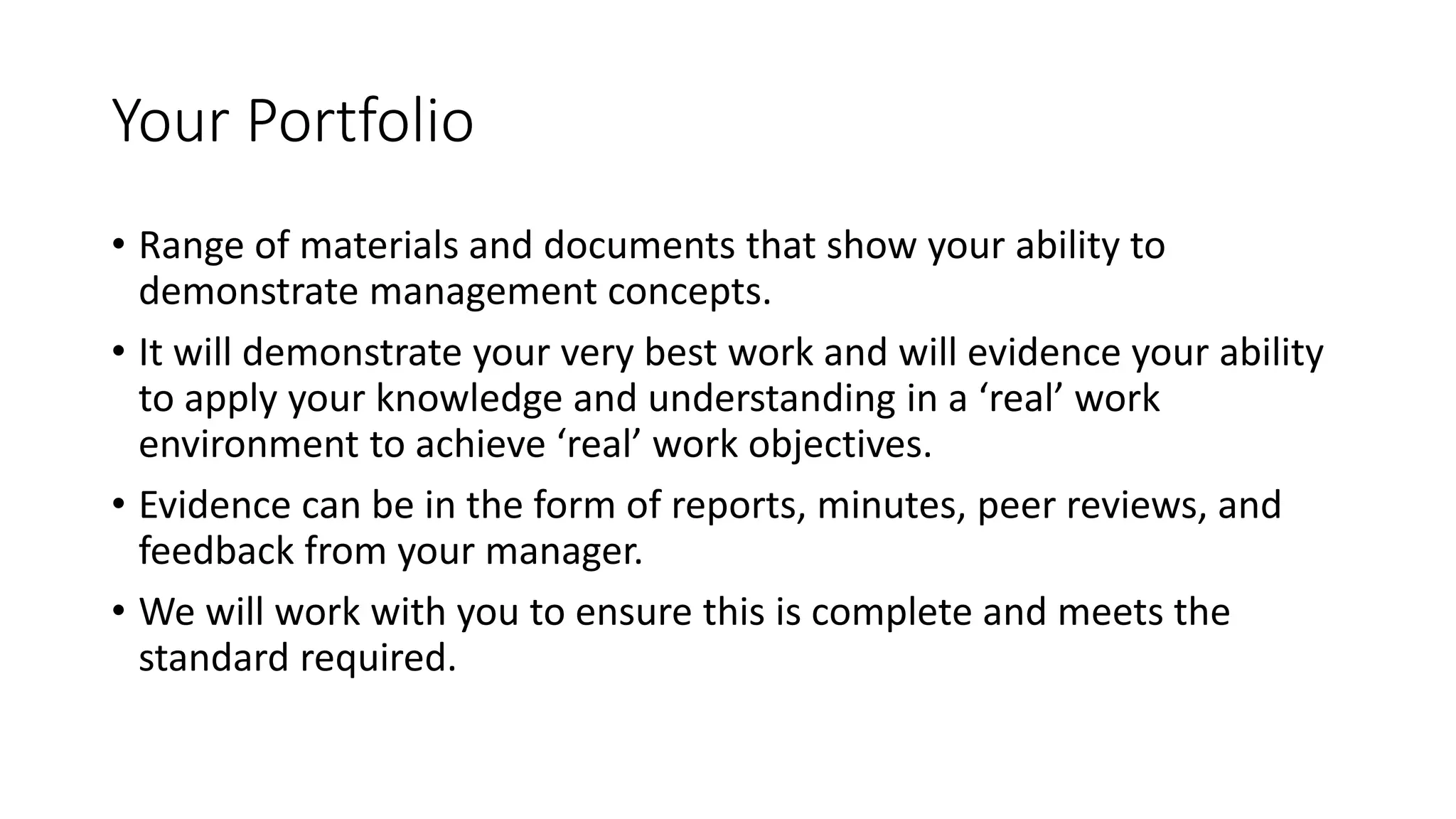 CMI End Point Assessment Presentation | PPTX