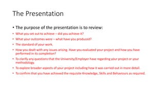 CMI End Point Assessment Presentation | PPTX