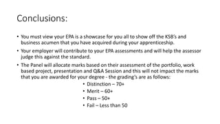 CMI End Point Assessment Presentation | PPTX