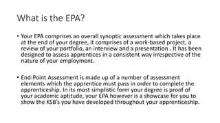CMI End Point Assessment Presentation | PPTX