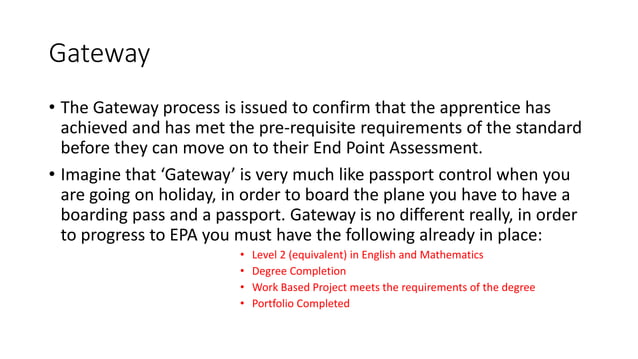 CMI End Point Assessment Presentation | PPTX