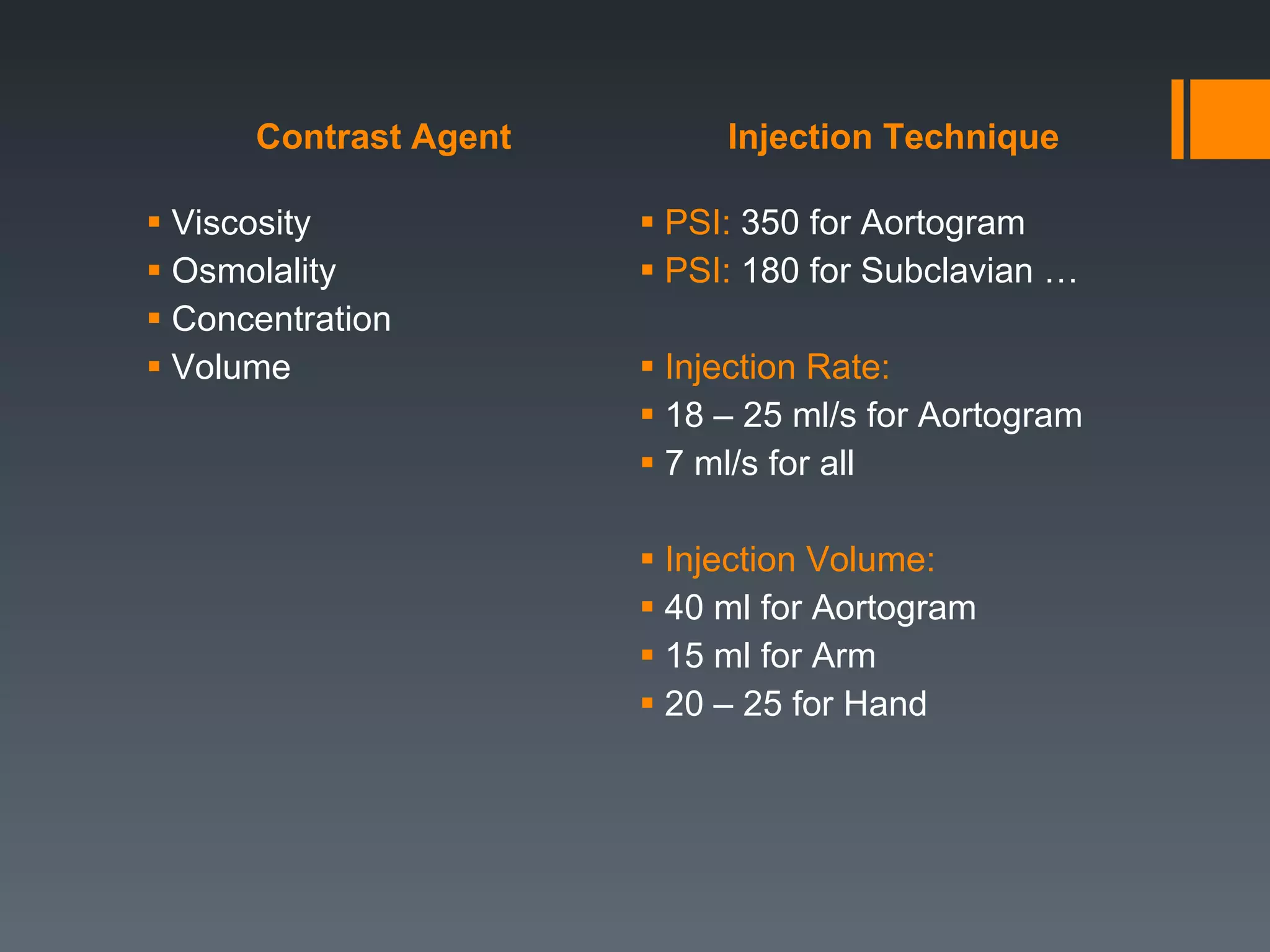 Contrast Agents in Angiography | PPT