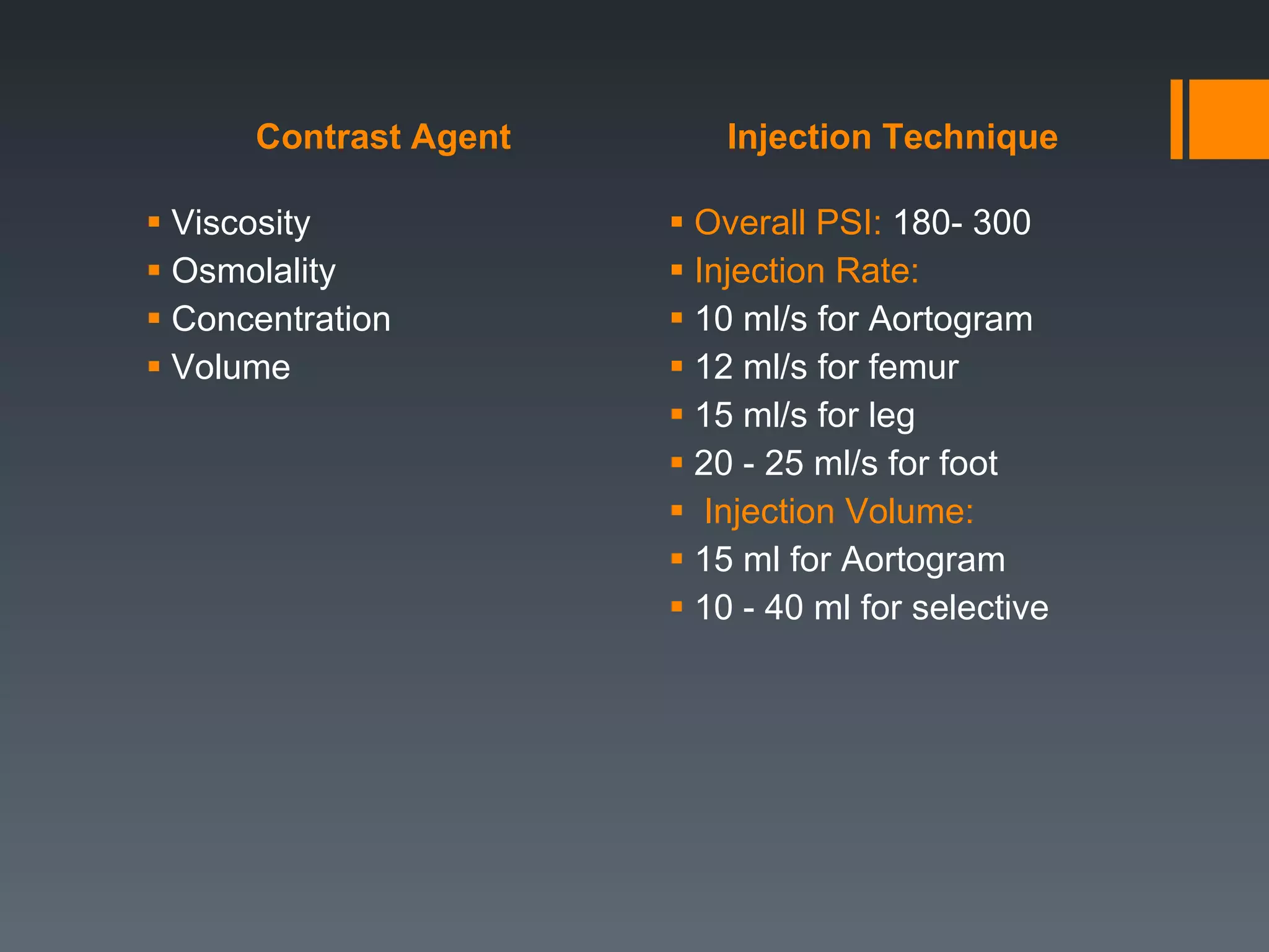 Contrast Agents in Angiography | PPT