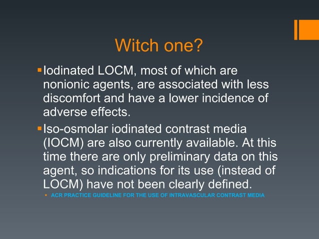 Contrast Agents in Angiography | PPT