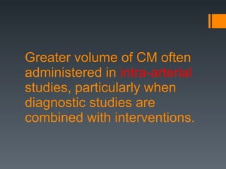 Contrast Agents in Angiography | PPT
