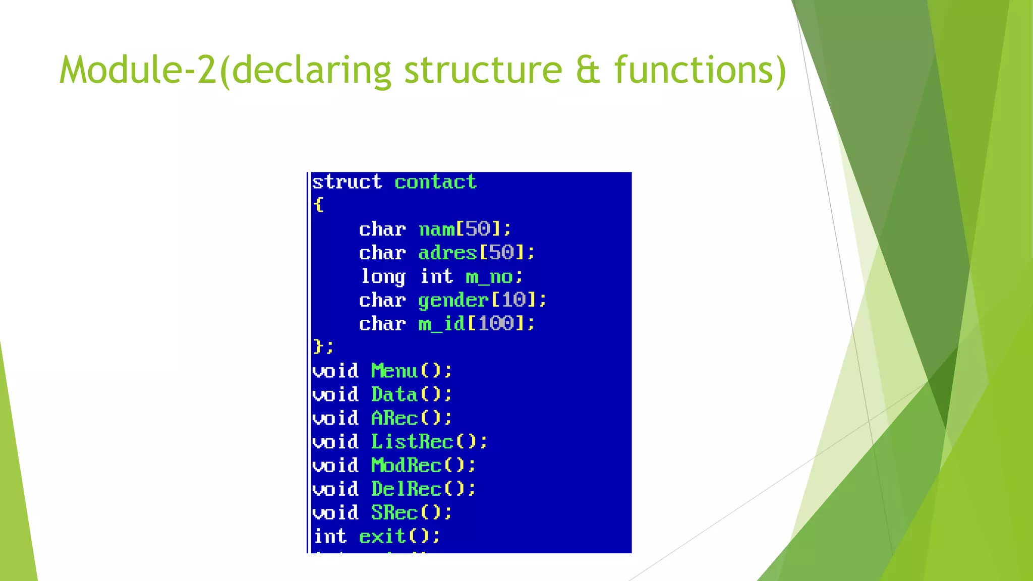 A c program of Phonebook application | PPTX | Computer Software and Applications | Computing