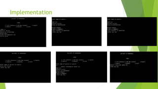 A c program of Phonebook application | PPTX