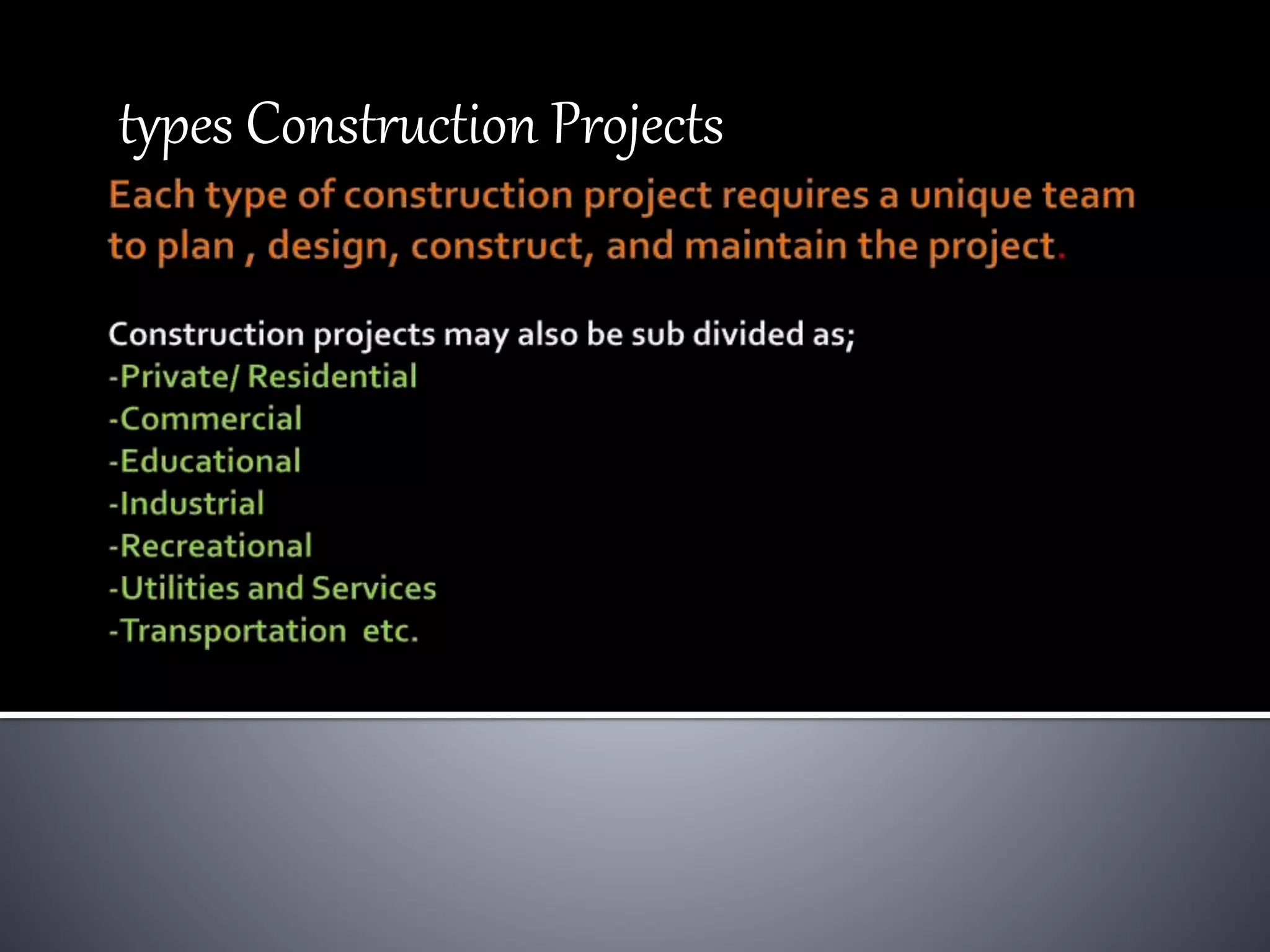 Construction Project Management ppt | PPTX