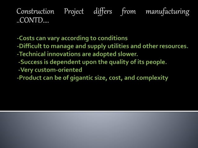 Construction Project Management ppt | PPTX