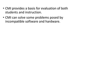 Cmi ppt | PPTX