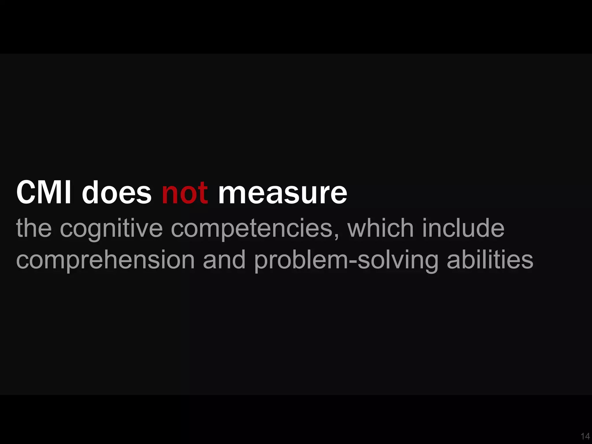 Career Maturity Inventory Presentation | PPTX