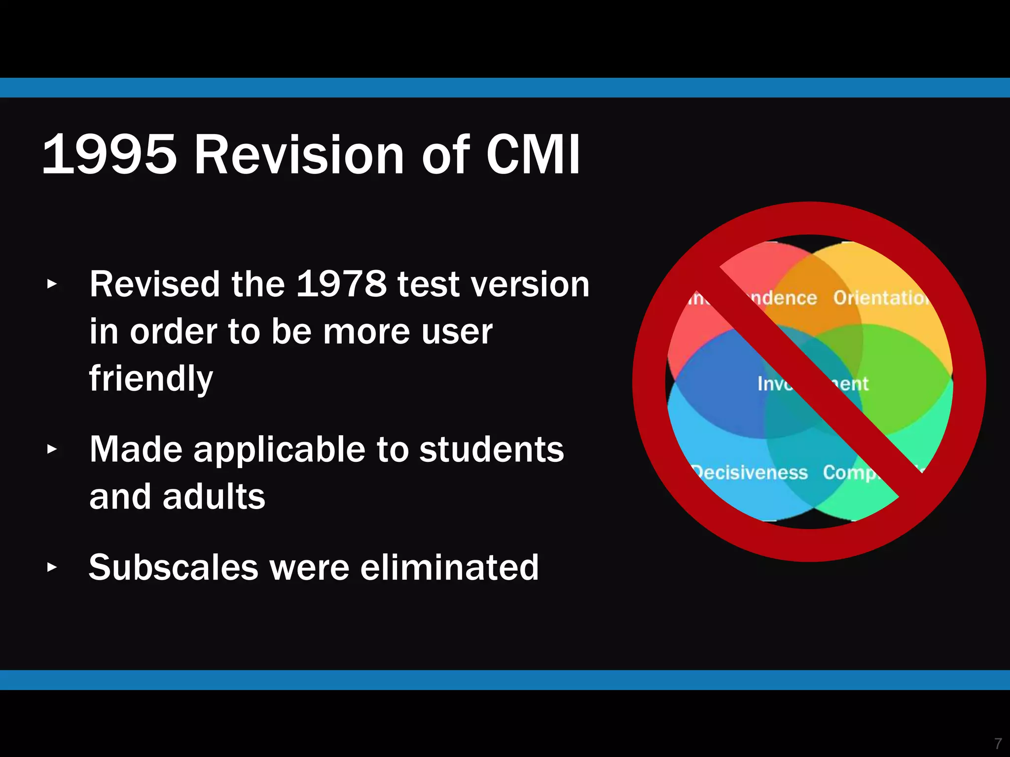 Career Maturity Inventory Presentation | PPTX