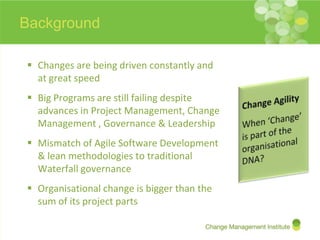 CMI Presentation on Organisational Change Maturity Model | PPTX
