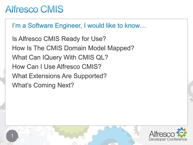 Alfresco CMIS | PPT